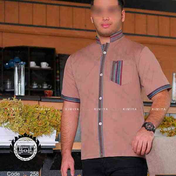 قیمت خرید لباس کار رستورانی کیمیا طرح مهران کد 258 روپوش رستورانی